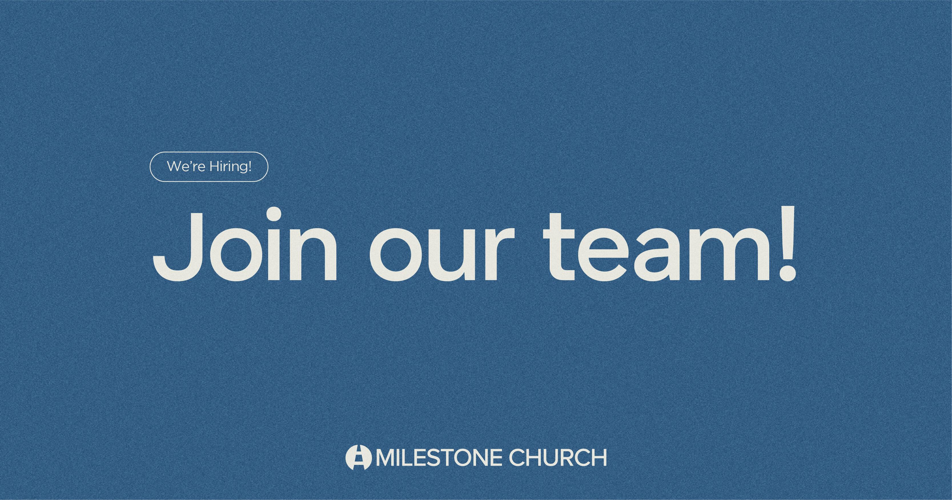 General Application - Milestone Church